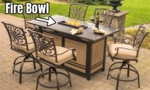 4 Party Photos of My Favorite Bar Height Fire Pit Table