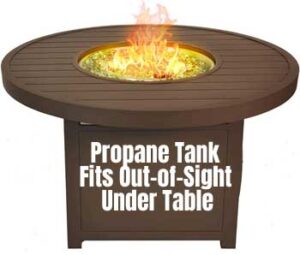 4 Reasons I Like this Round Propane Fire Pit Table...